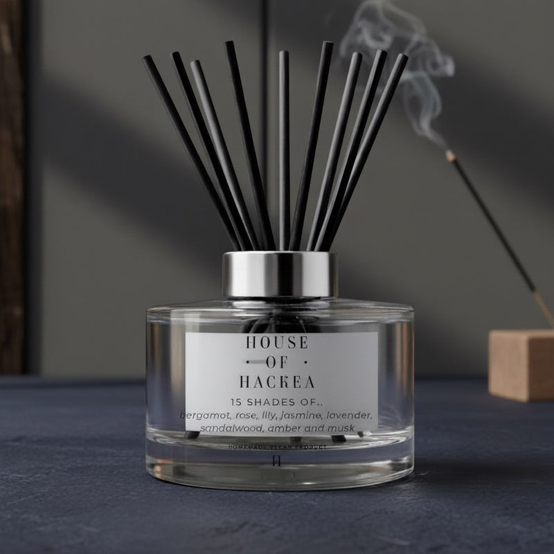 15 Shades of Scents - Vegan Non-Toxic Reed Diffuser – House of Hackea